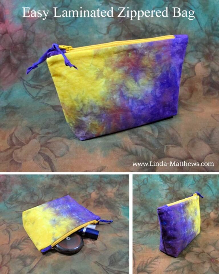 How to Make a Rigid Bottom Insert for your Bag - Linda Matthews